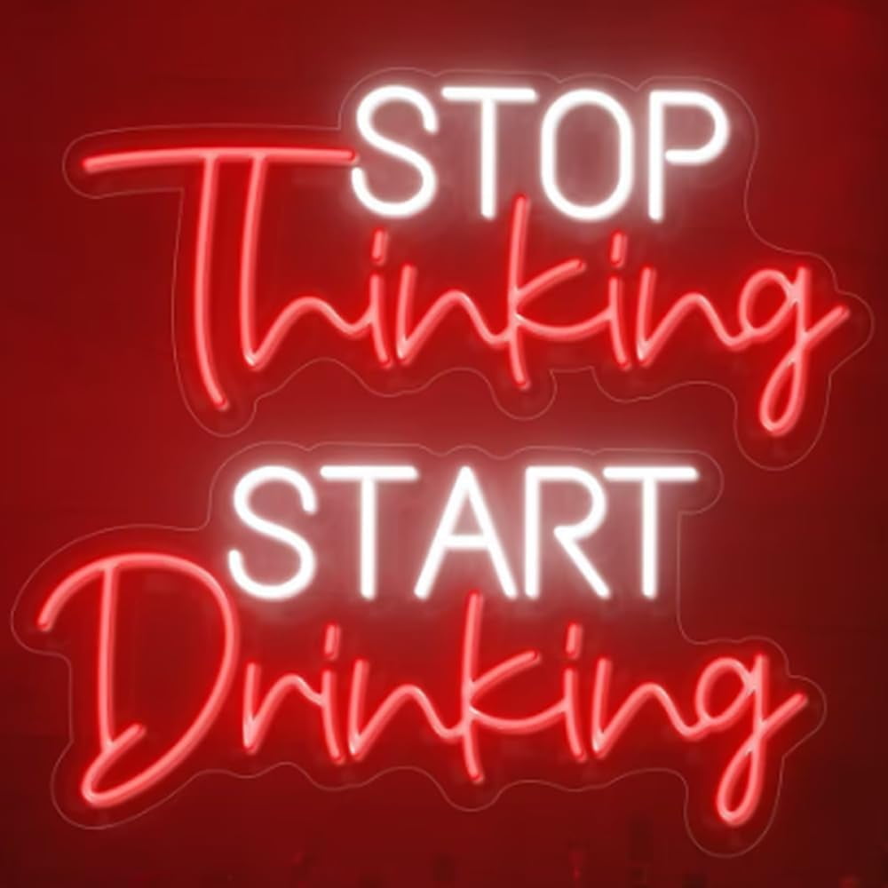 LED Sign Bar Neon Signs Drinks Led Lights Tiki Bar Wall Decorative ...