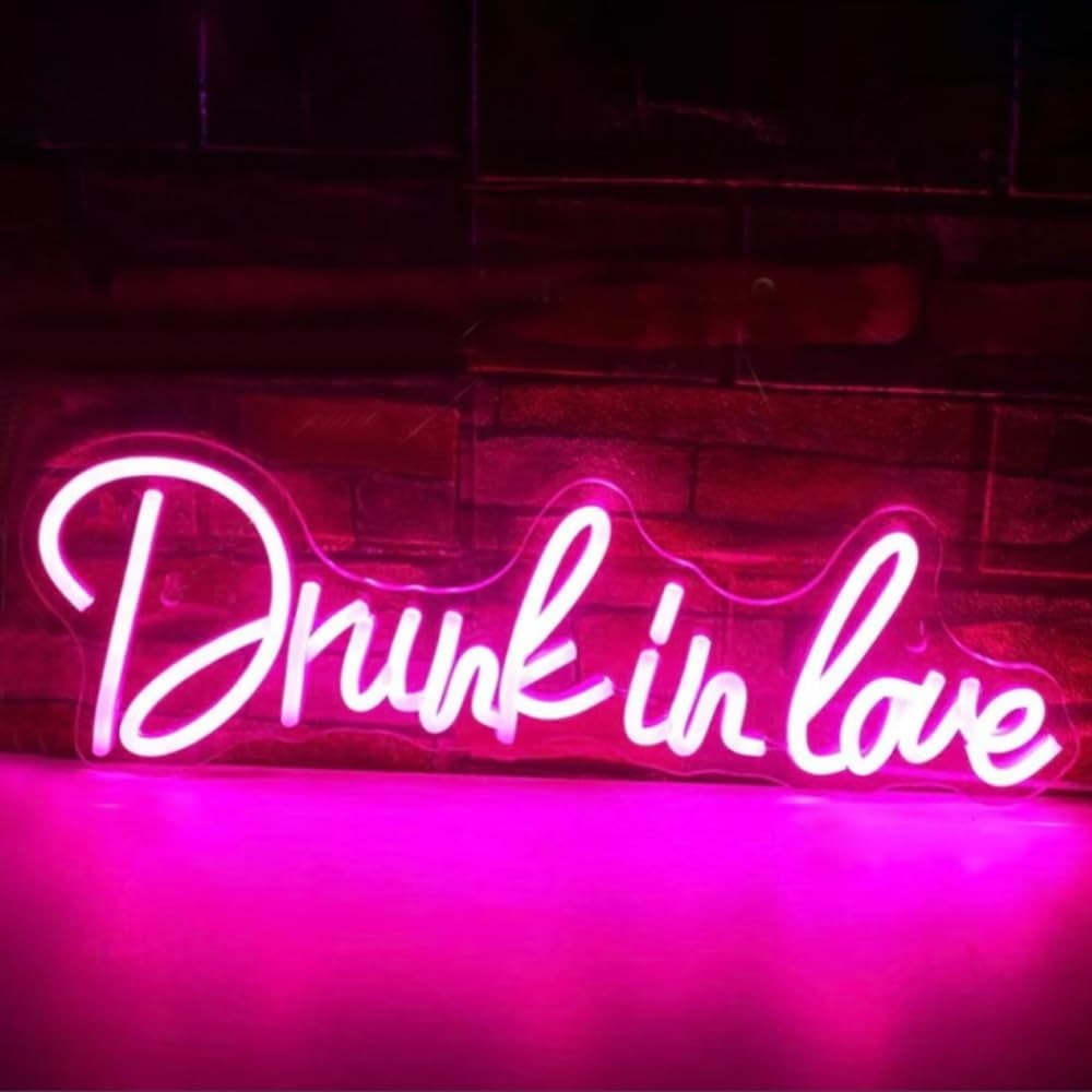 LED Sign Bar Neon Signs Drinks Led Lights Tiki Bar Wall Decorative ...