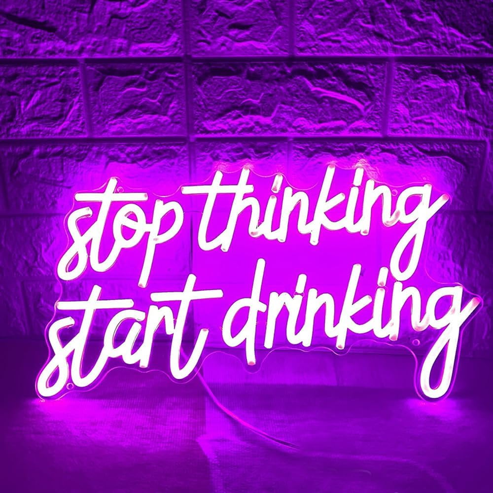 LED Sign Bar Neon Signs Drinks Led Lights Tiki Bar Wall Decorative ...