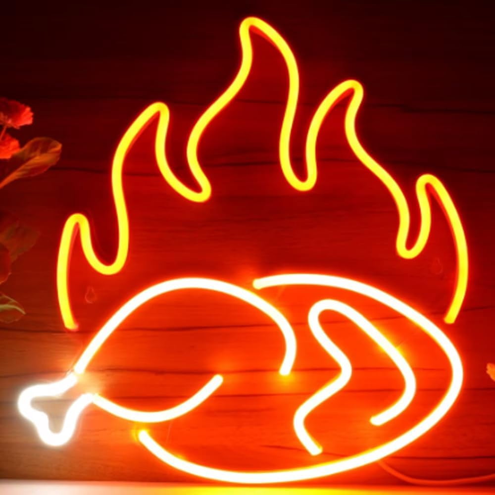 LED Sign Snack Neon Signs Food Led Lights Shop Wall Decorative Popcorn ...