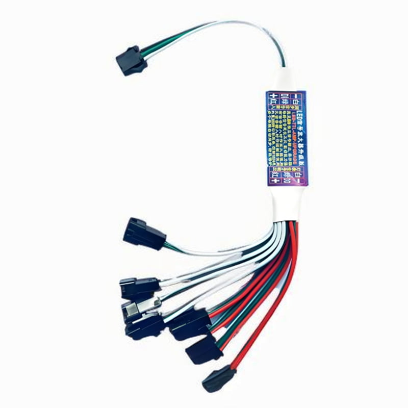 LED Signal Amplifier Repeater Controller TTL Amplifier 1 to 8 Support ...