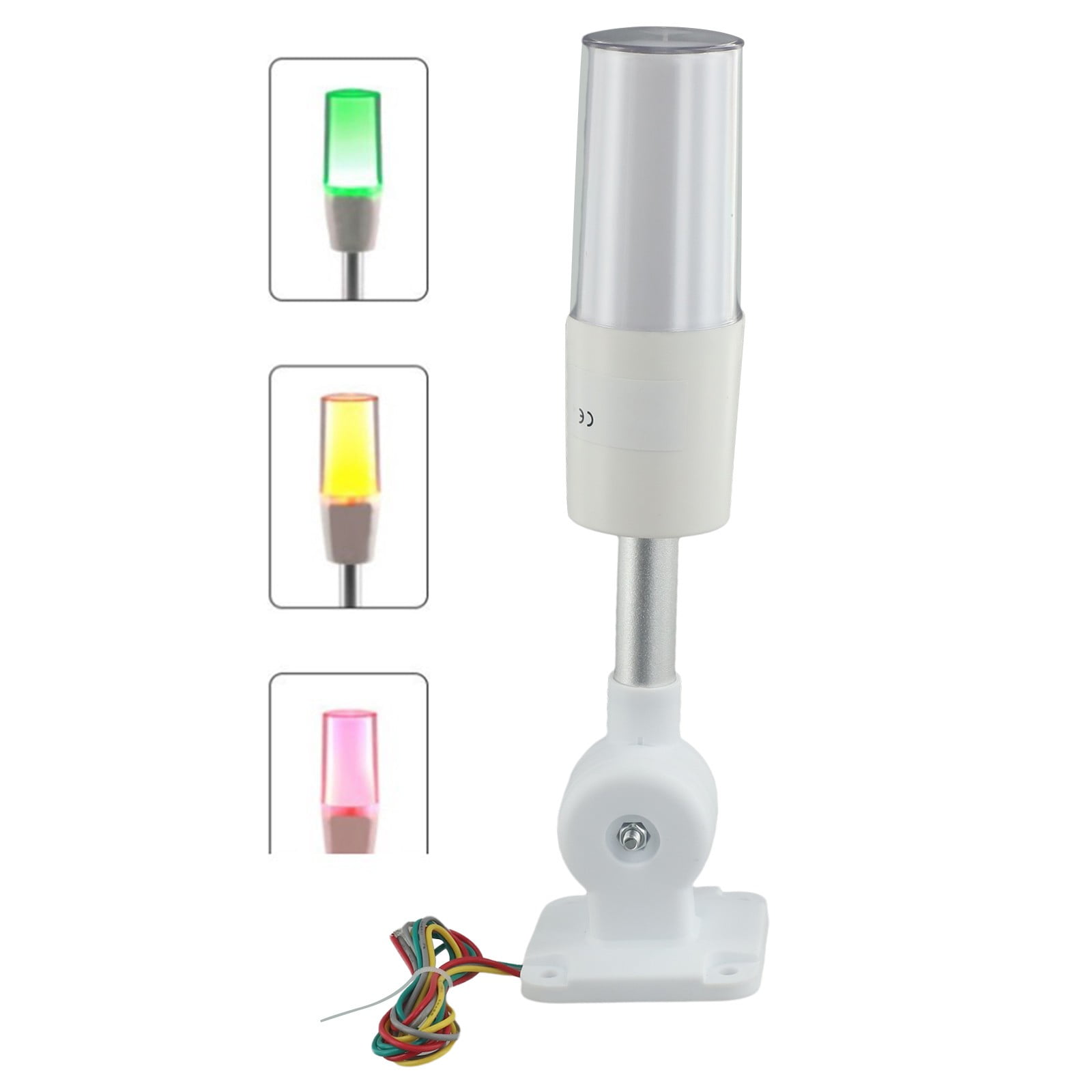 Led Siren Alarm Light With Buzzer 24V Foldable Signal Lamp Indicator ...
