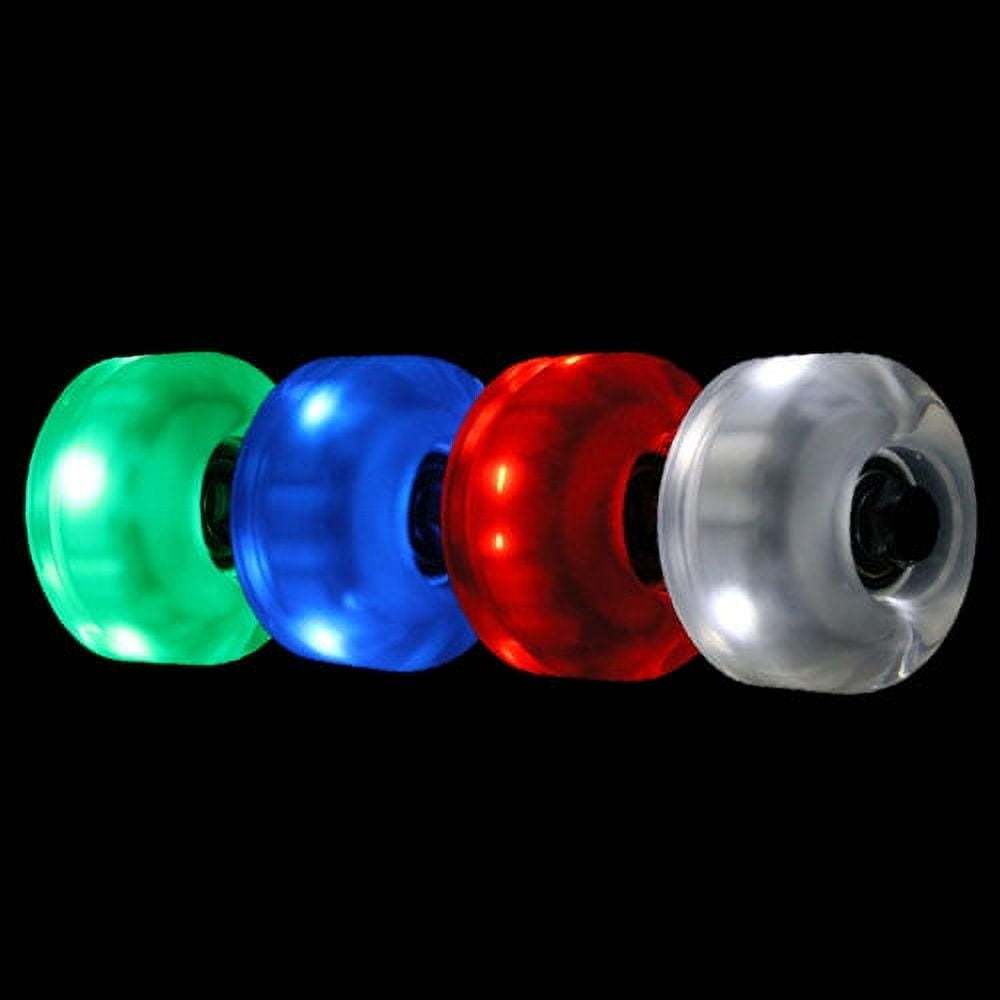 LED Skateboard Wheels 54mm MULTI COLOR Glow Cruiser Longboard LIGHTS ...