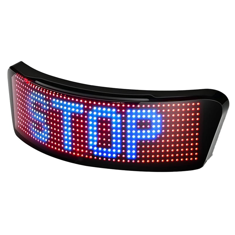 LED Smart Cycling Helmet Taillight, Motorcycle Helmets Light with Turn ...