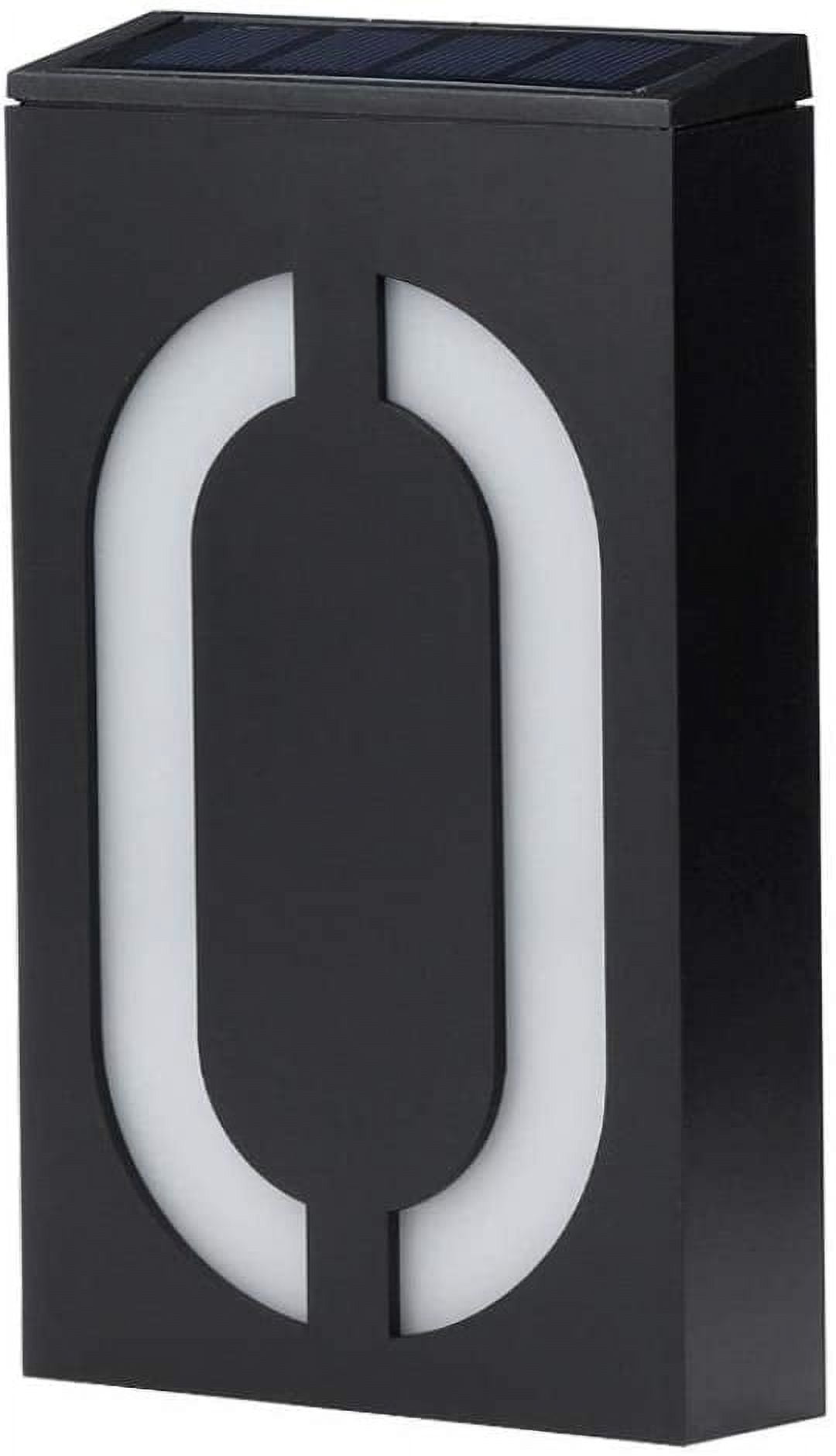 LED Solar House Number Light, Garden Numbers Solar Powered Address Sign ...