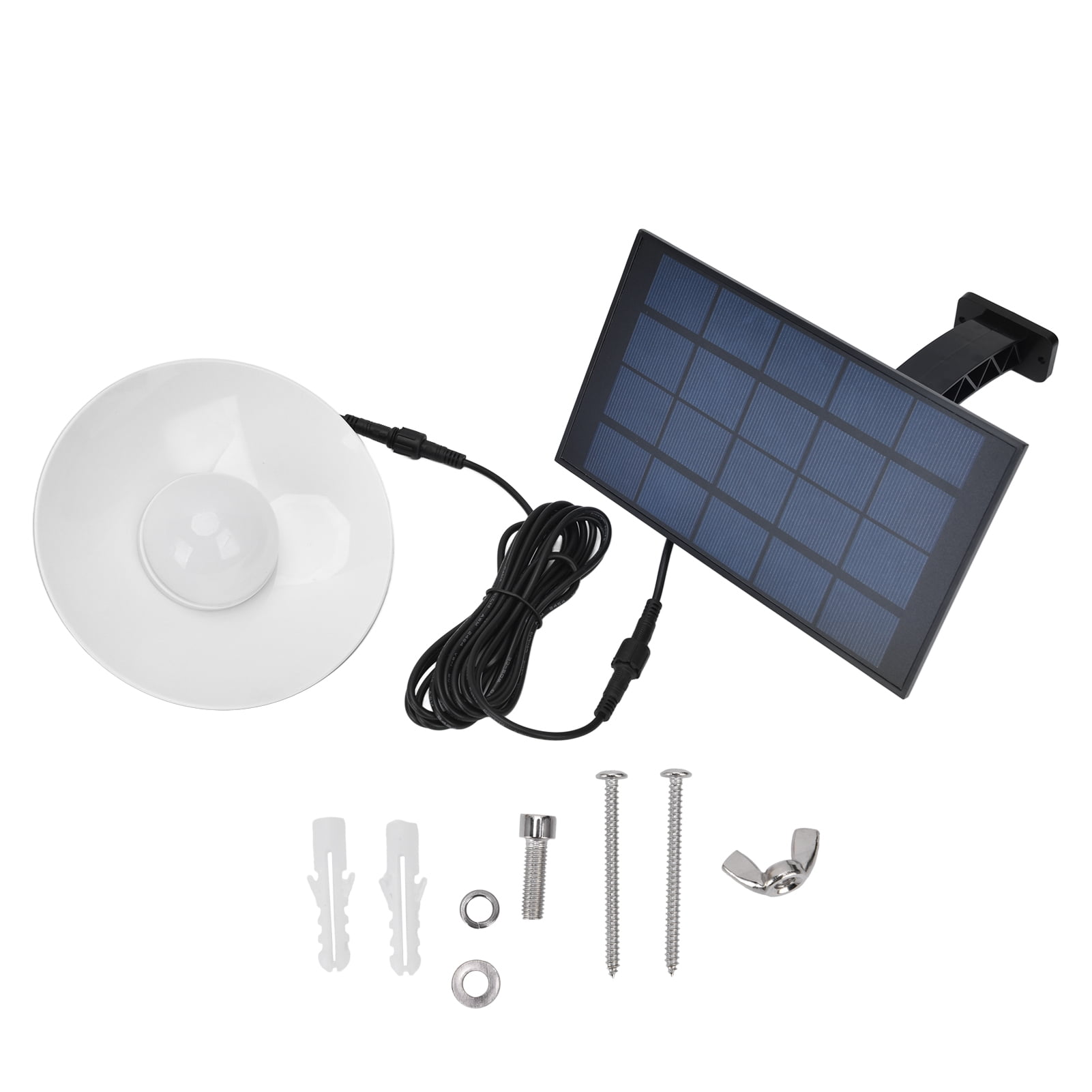 LED Solar Lamp with Solar Panel IP65 Waterproof Ceiling Lamp Garden ...