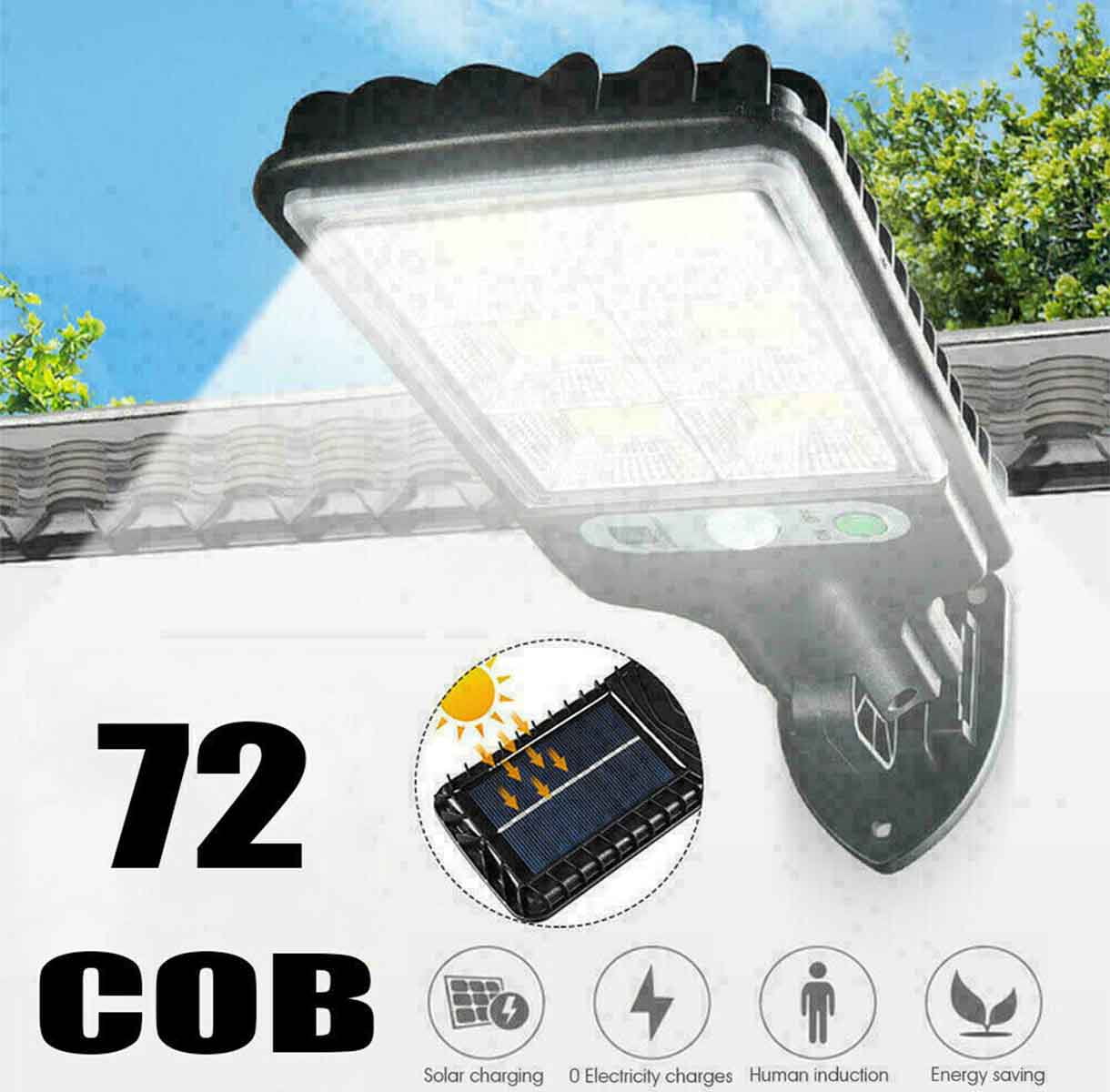 LED Solar Motion Sensor Spotlights, IP65 Waterproof Outdoor Lights ...