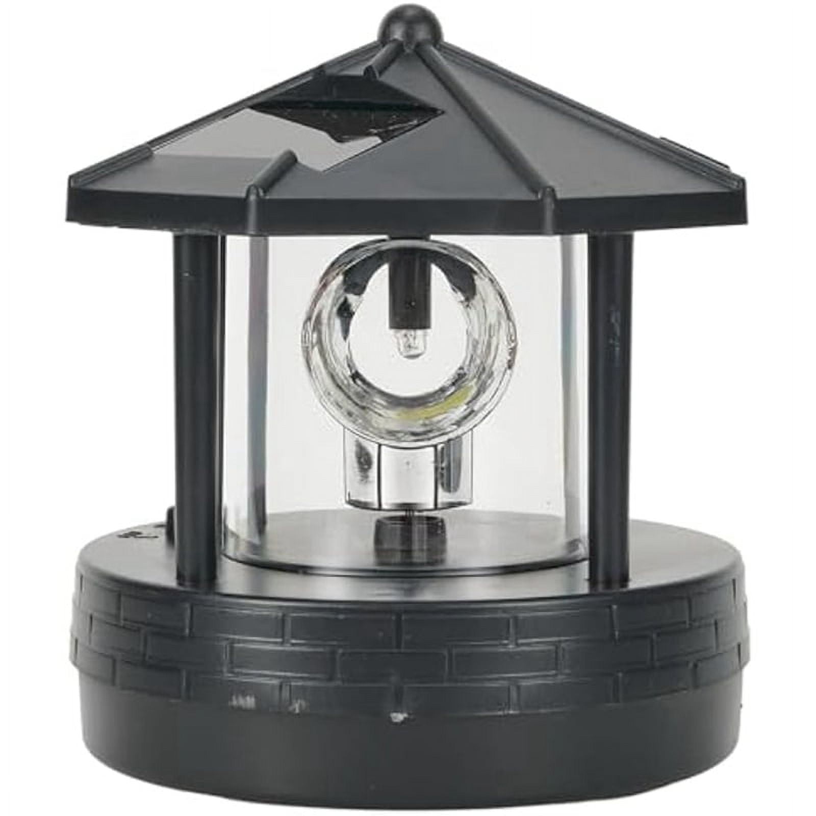 LED Solar Powered Lighthouse,360 Degree Rotating Lamp LED Solar ...