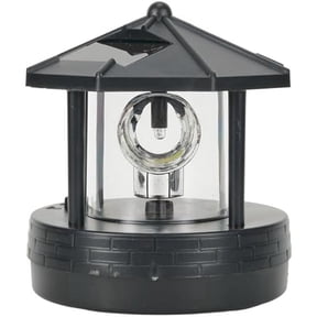 Solar Lighthouse Rotating Beacons for Garden and Patio Lighting