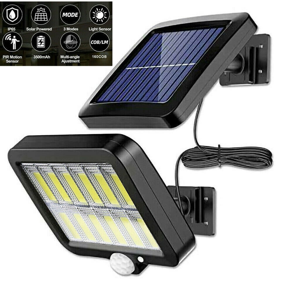 LED Solar Security Lights Motion Sensor Light Outdoor with Bright COB ...