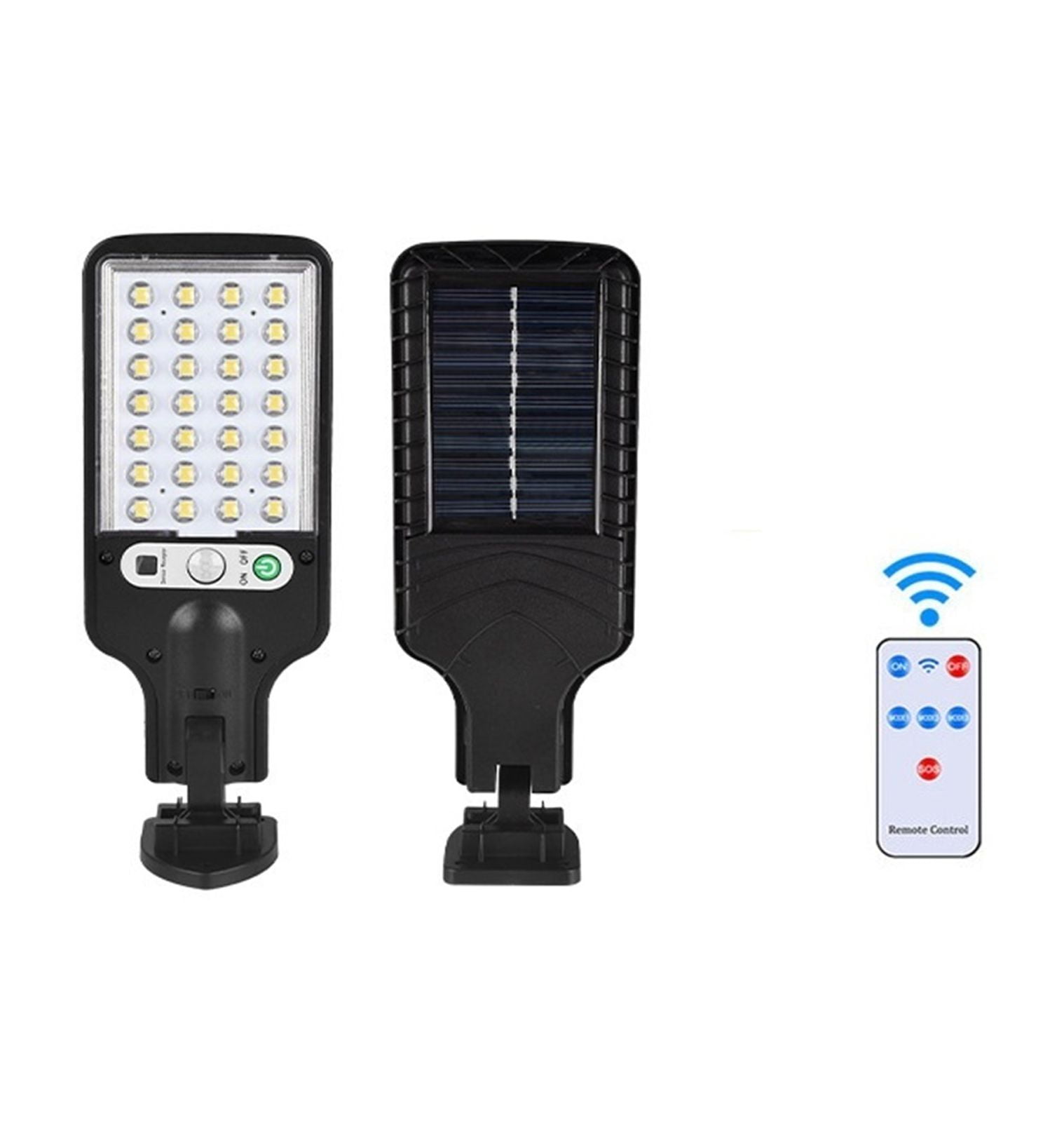 LED Solar Street Light 3 Mode PIR Motion Sensor Induction Wall Lamp ...