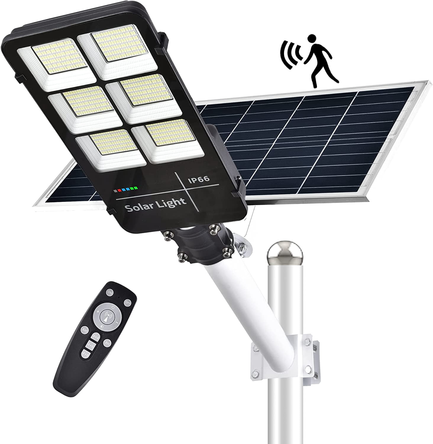 LED Solar Street Light,400W Solar Street Flood Light Outdoor Motion ...