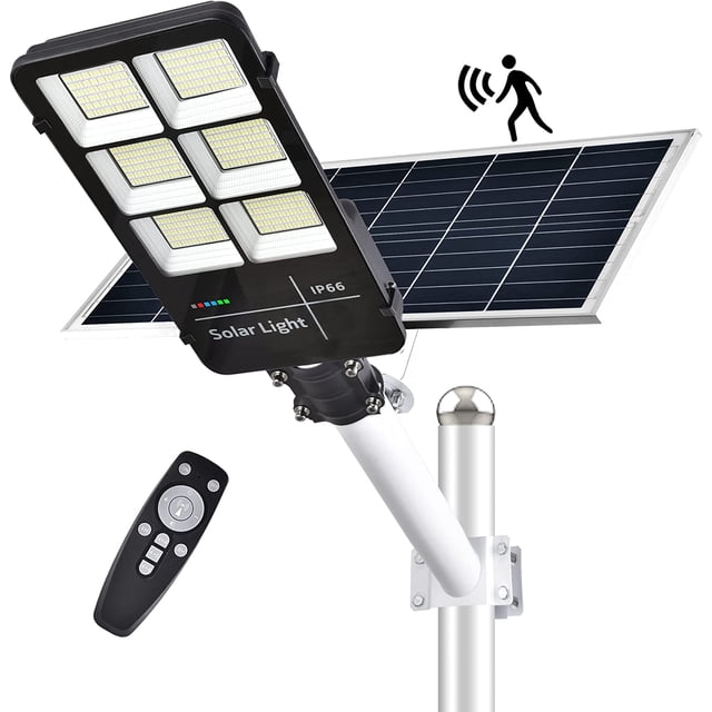 LED Solar Street Light,400W Solar Street Flood Light Outdoor Motion ...