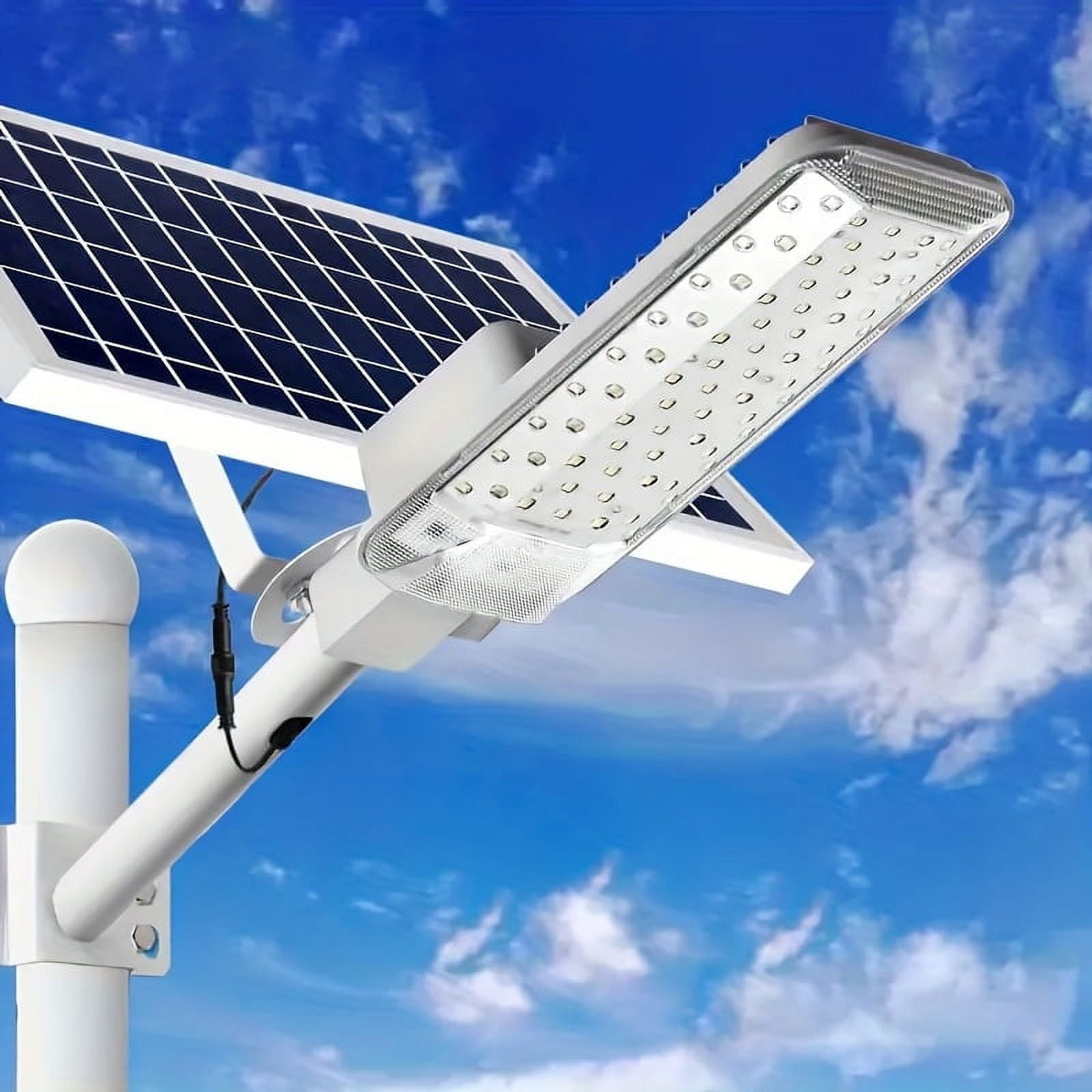 LED Solar Street Light with Remote Control Waterproof 6000mAH Street ...