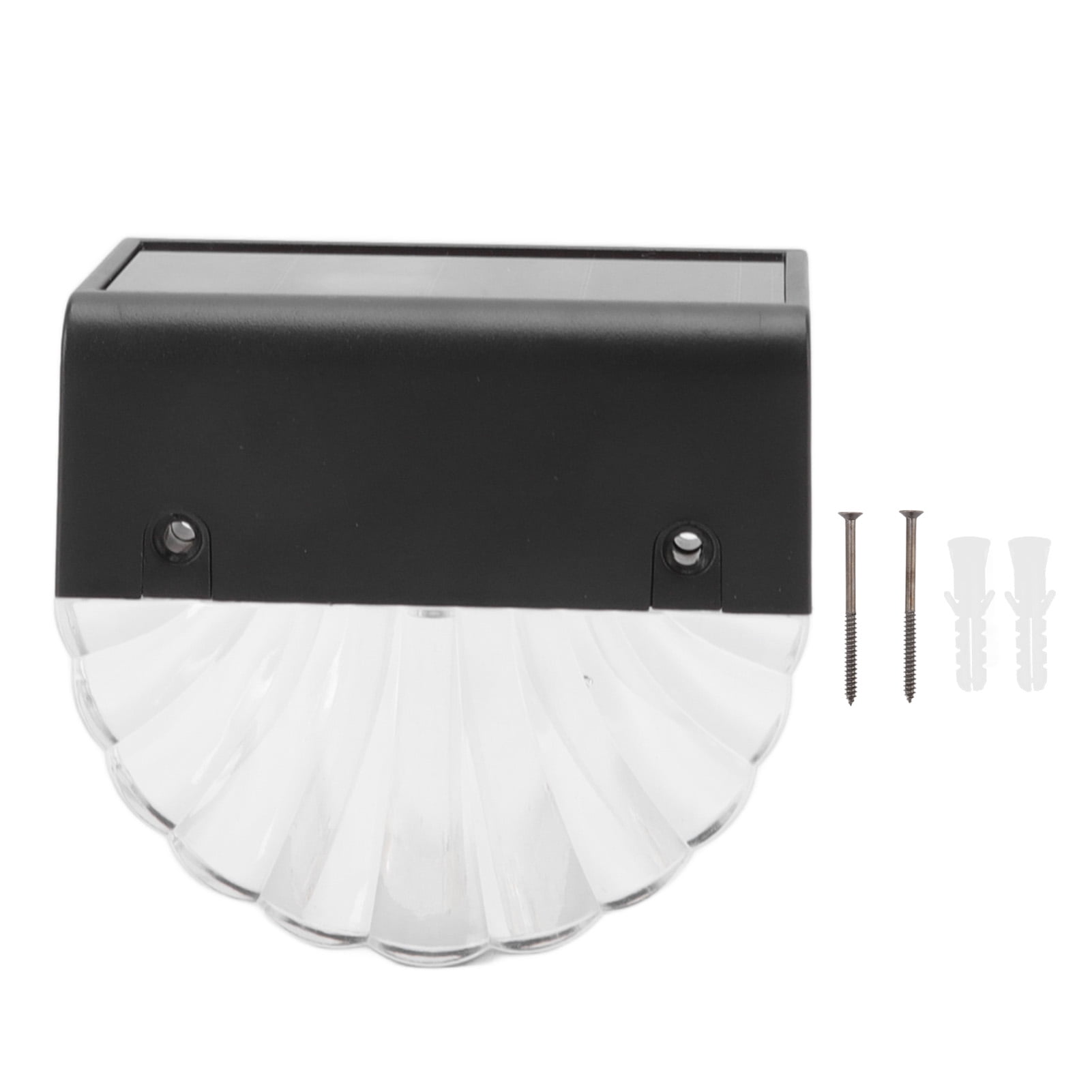 LED Solar Wall Light RGB Waterproof Shell Lamp Step Fence Wall Light ...