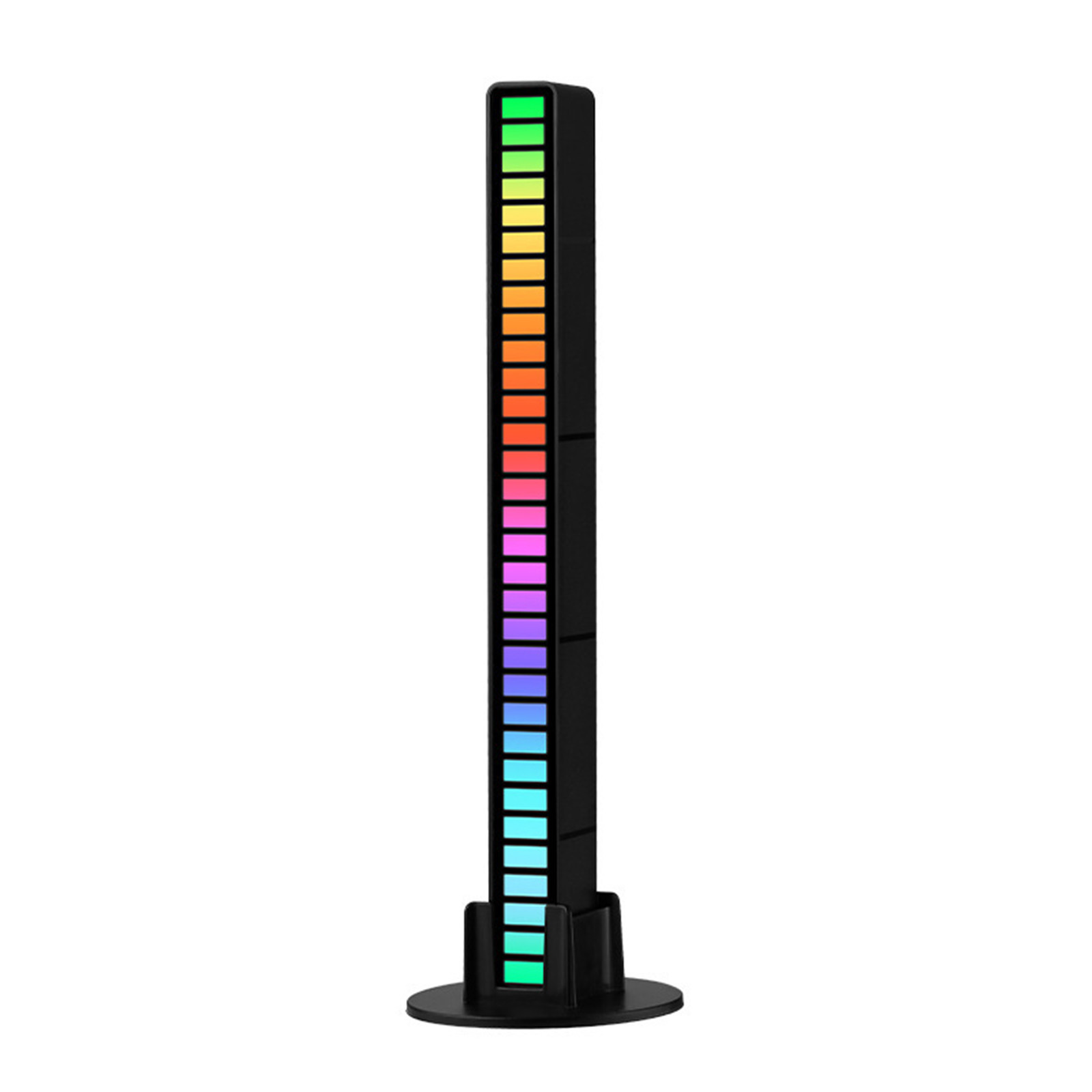 LED Sound-Reactive Rechargeable Multi-Color Color Flow LED Equalizer 32 ...