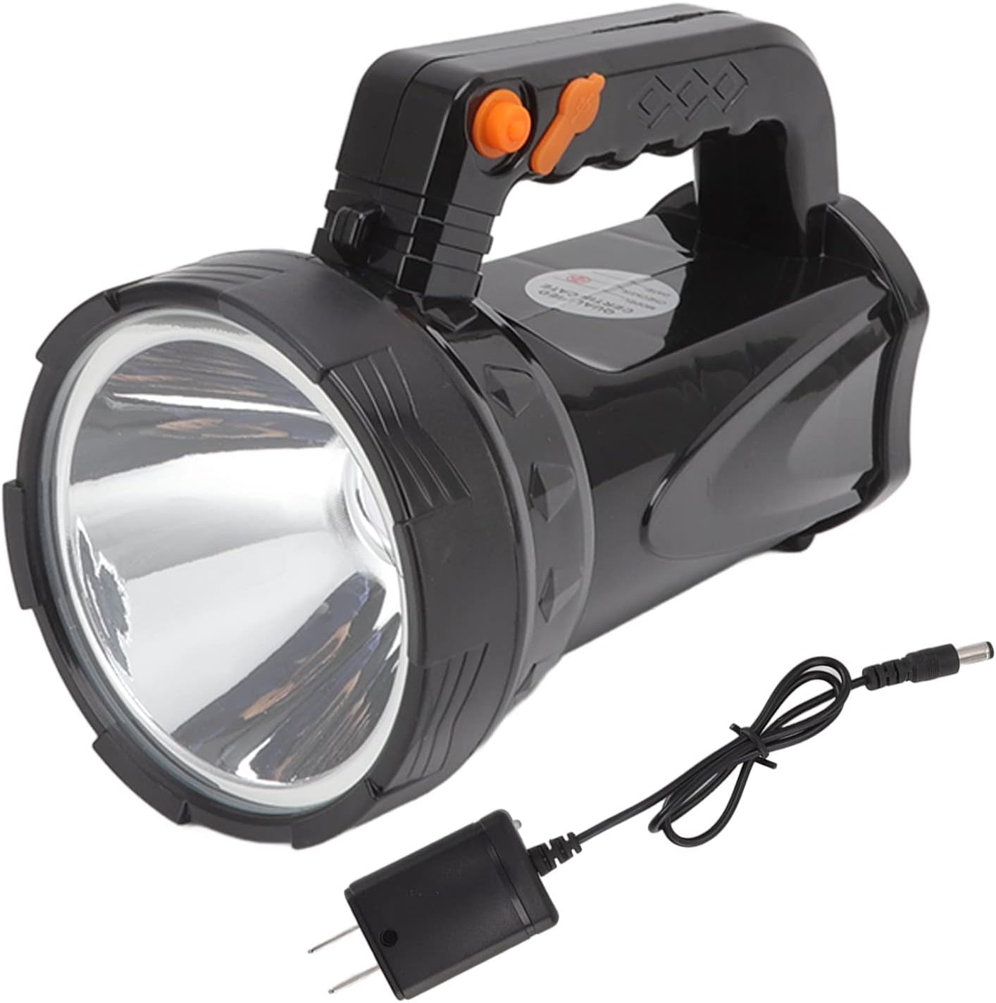 LED Spotlight Flashlight, 4000mah Rechargeable Spotlight, Brightness ...