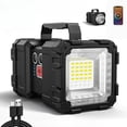 CZPING LED Spotlight Flashlight Rechargeable 12000 Lumens Waterproof ...