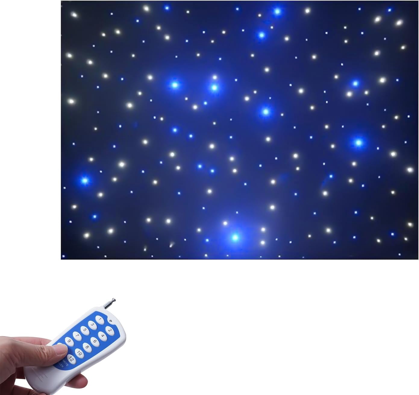 LED Stage Backdrop LED Starry Sky Backdrop Curtain - 19.7ft X 9.5ft ...