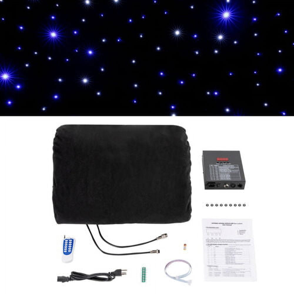 LED Star Light Curtain Backdrops DMX Stage Wedding Starry Sky ...