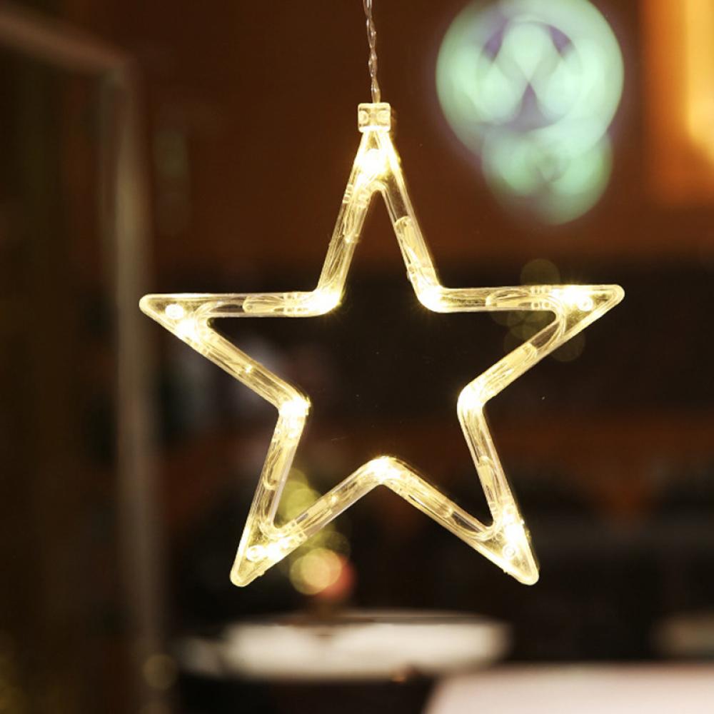 LED Star String Lights, Plug in Fairy String Lights Waterproof ...
