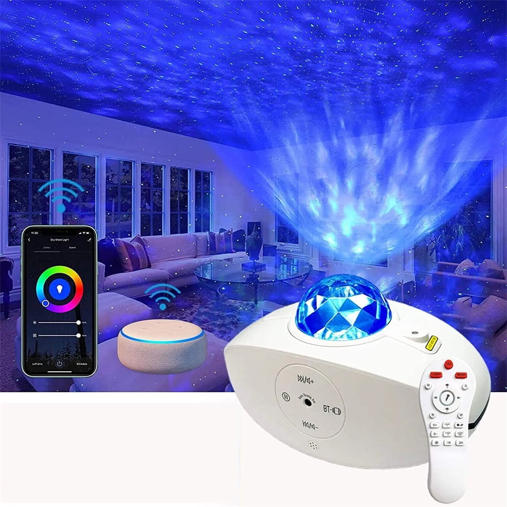 LED Starry Sky Laser Projector Remote Control Starry Sky Projector ...