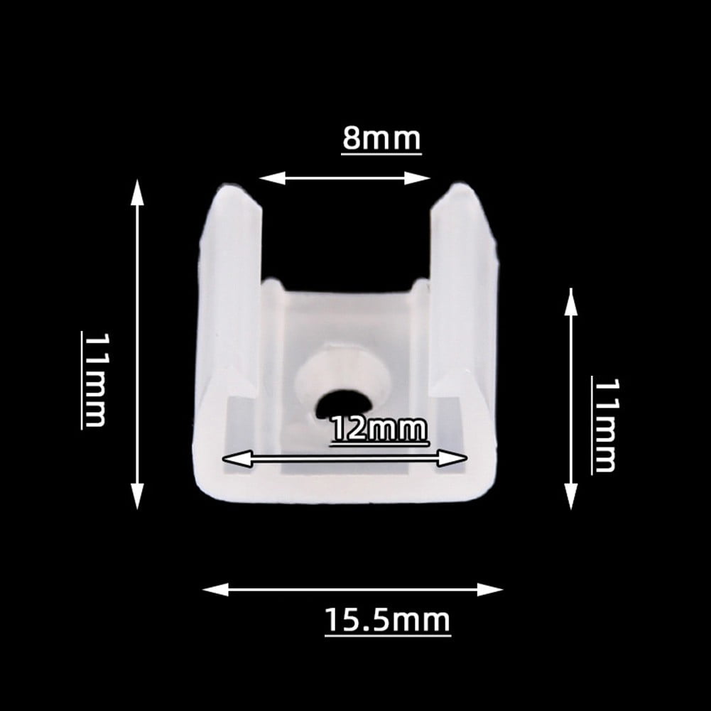 LED Strip Clips Holder 30pcs Plastic Buckle Connector Accessories ...