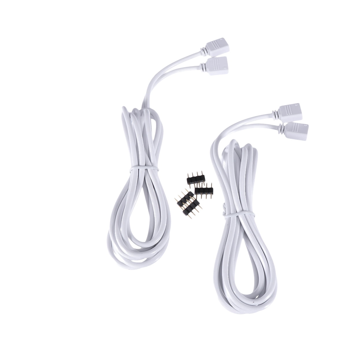 LED Strip Connector Extension Cable Cord 4 RGB Extension Cable LED ...
