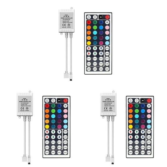 LED Strip Light controller 44 Key IR Infrared Wireless Remote with IR ...