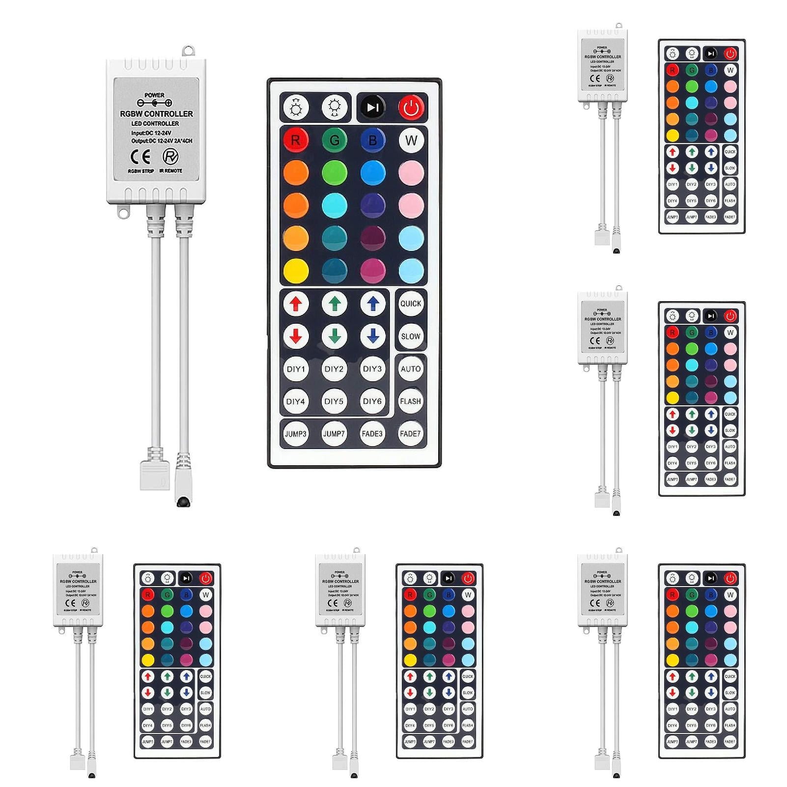 LED Strip Light controller 44 Key IR Infrared Wireless Remote with IR ...