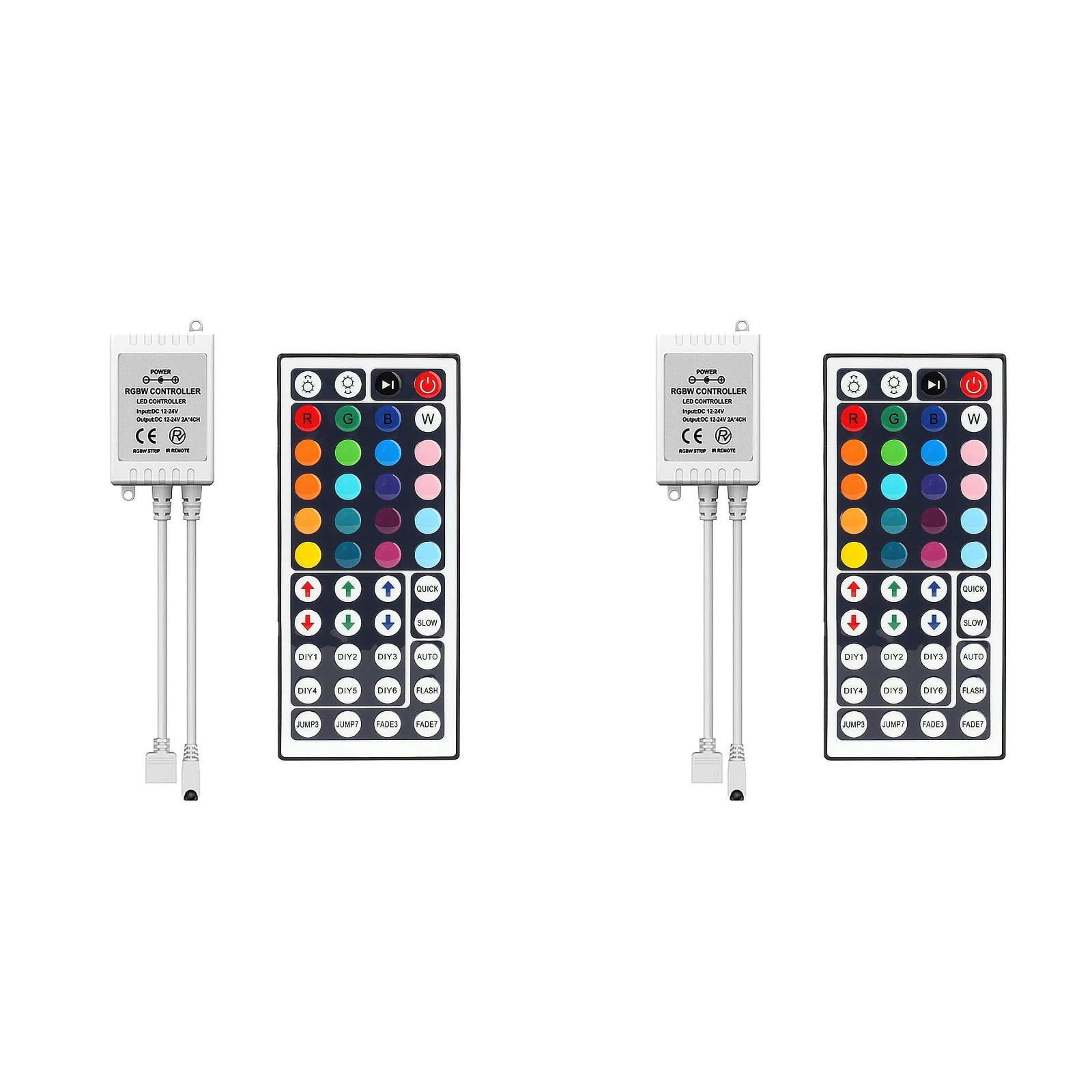 LED Strip Light controller 44 Key IR Infrared Wireless Remote with IR ...