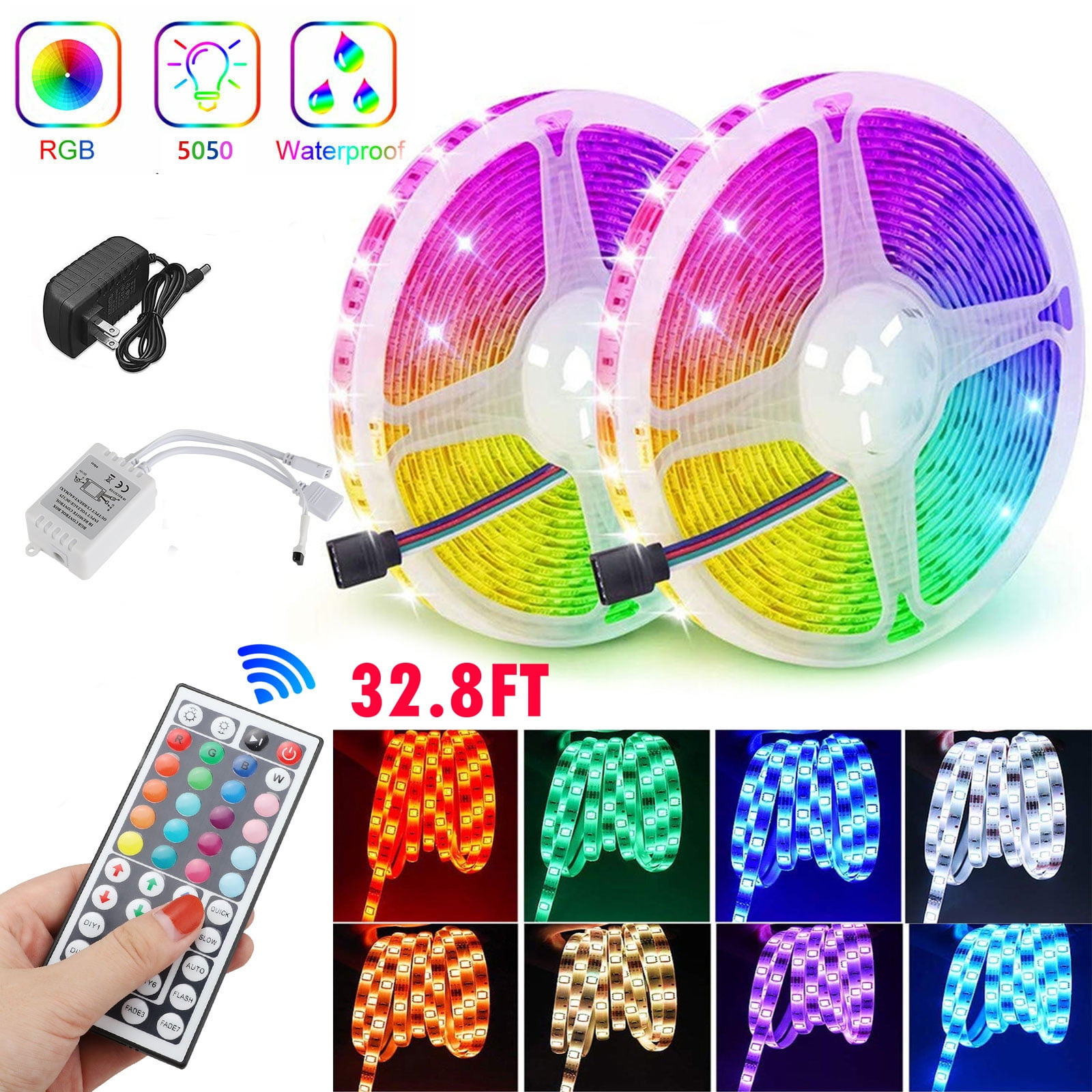 LED Strip Lights 32.8ft Led Lights Smart Color Changing Rope Lights 10M ...