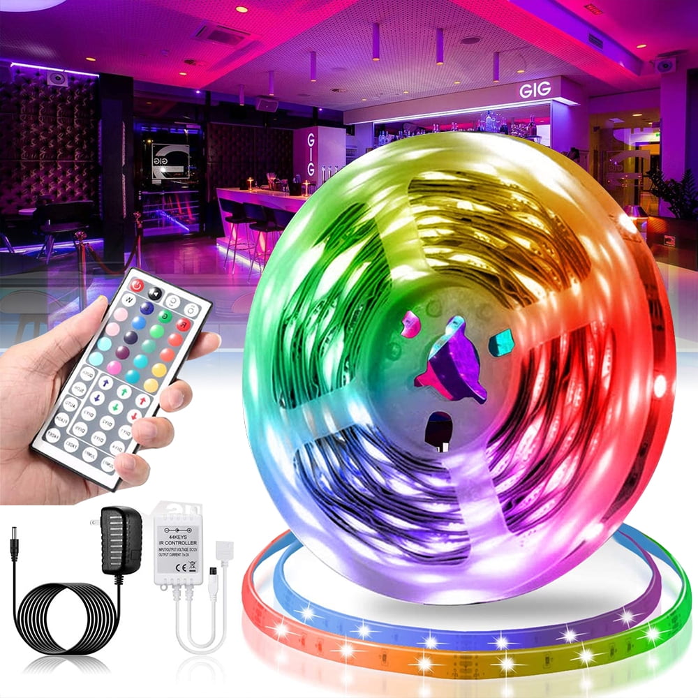 LED Strip Lights,TV LED Backlight 5050 LED Tape Lights,16.4ft RGB Color ...