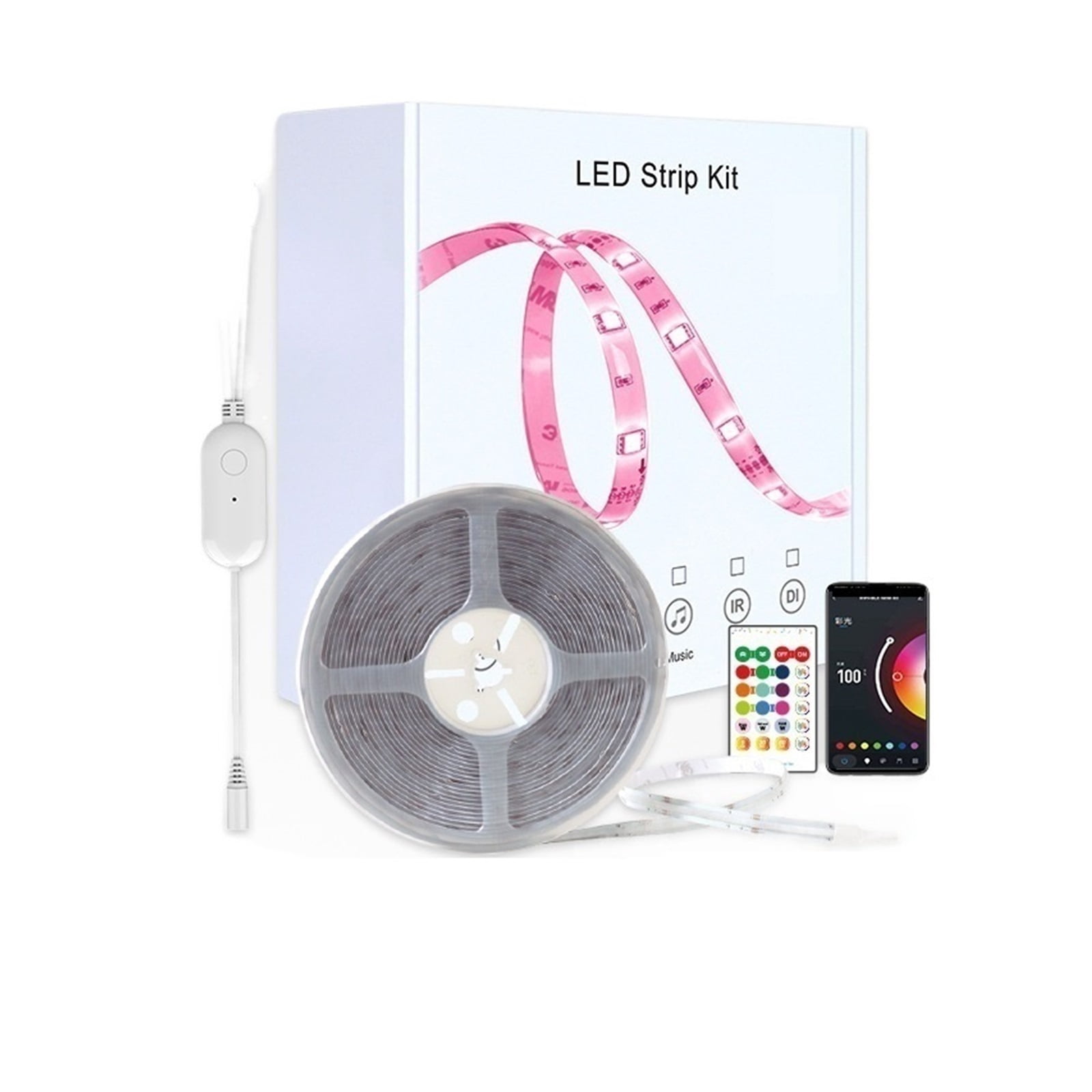 LED Strip Lights, WiFi LED Light Strip Work,Led Lights With Smart App ...
