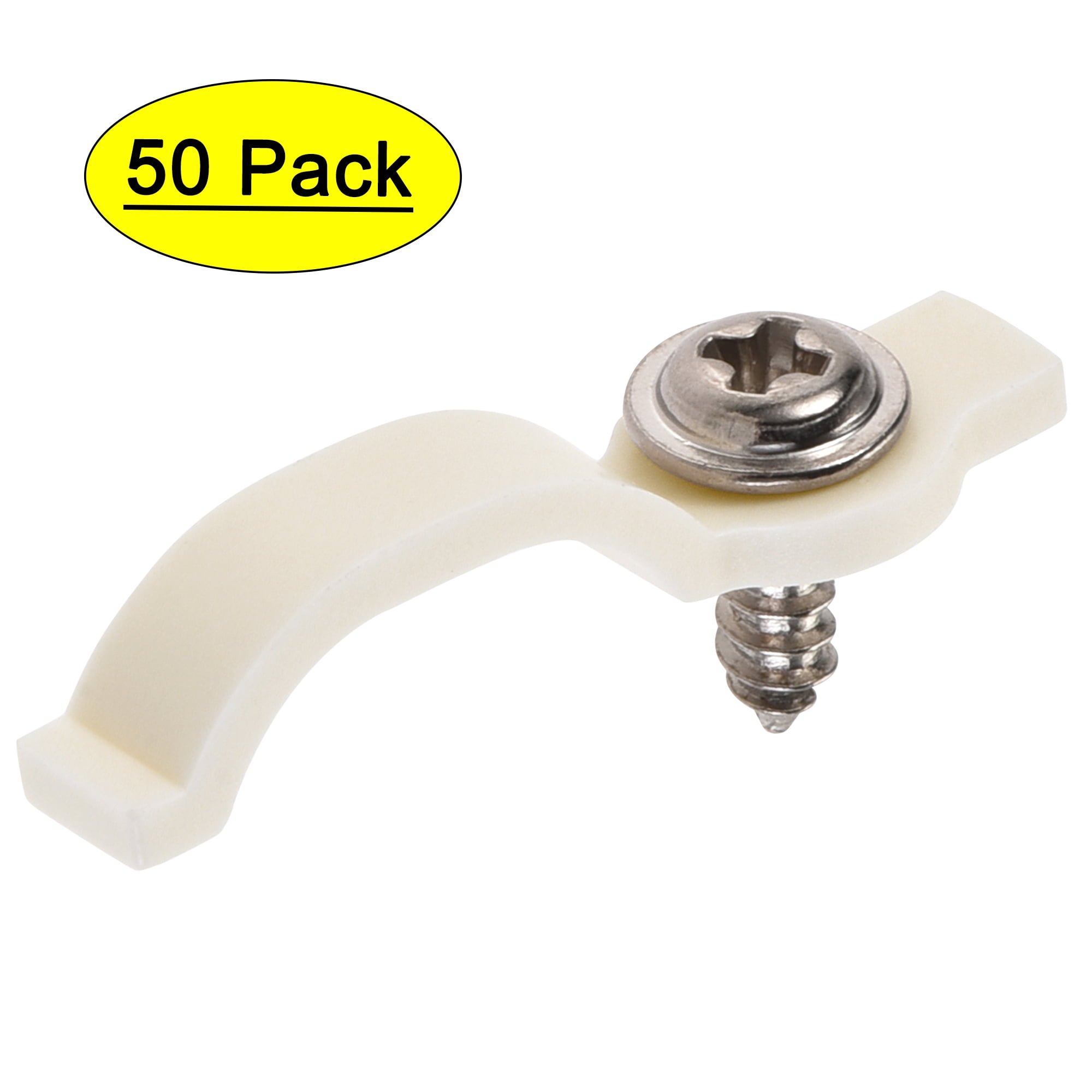 LED Strip Mounting Brackets, Fixing Clips with Screws for 10mm Wide ...