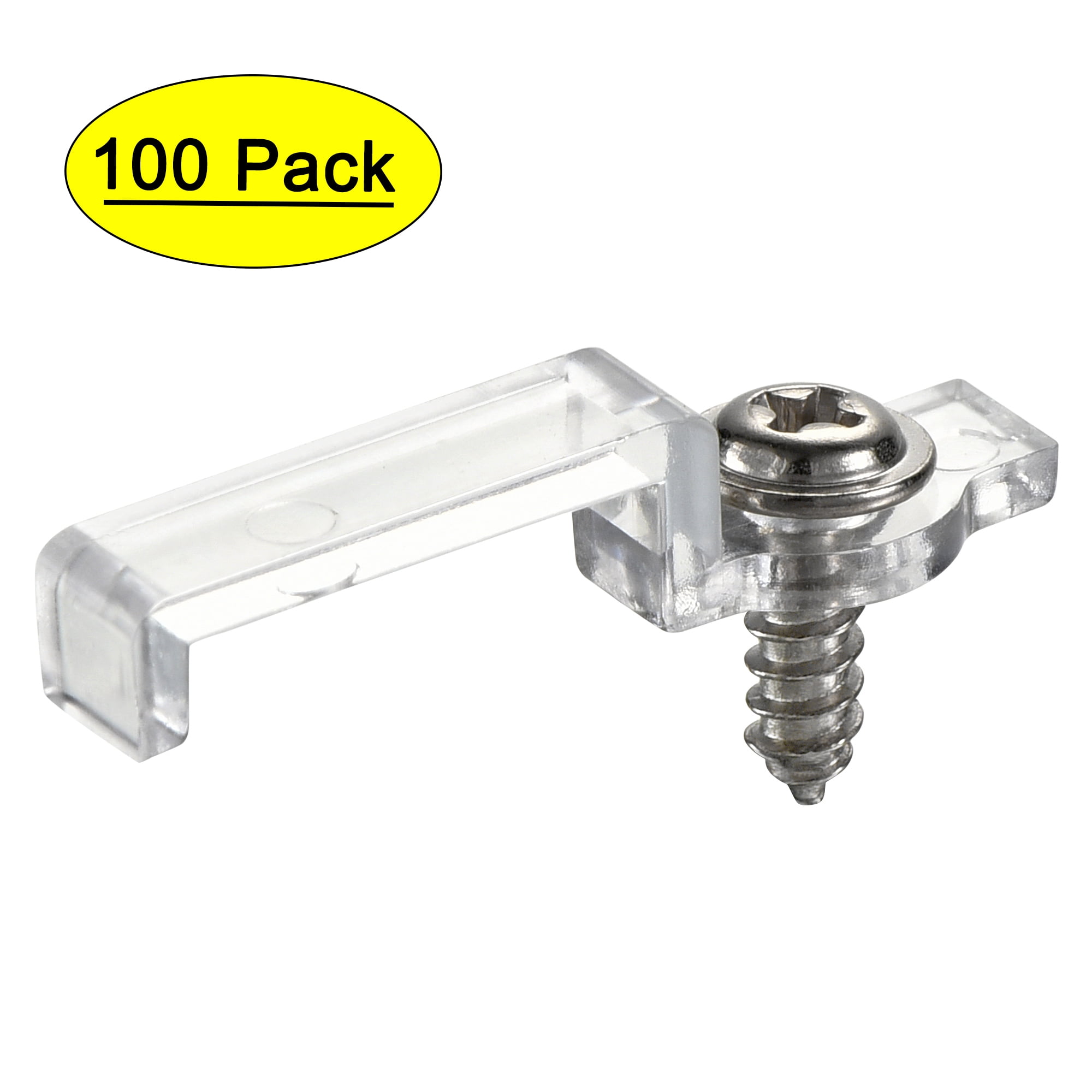 LED Strip Mounting Brackets, Fixing Clips with Screws for 12mm Wide ...