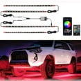 LED Strip Under Car Tube Underglow Underbody System Neon Light Kit ...