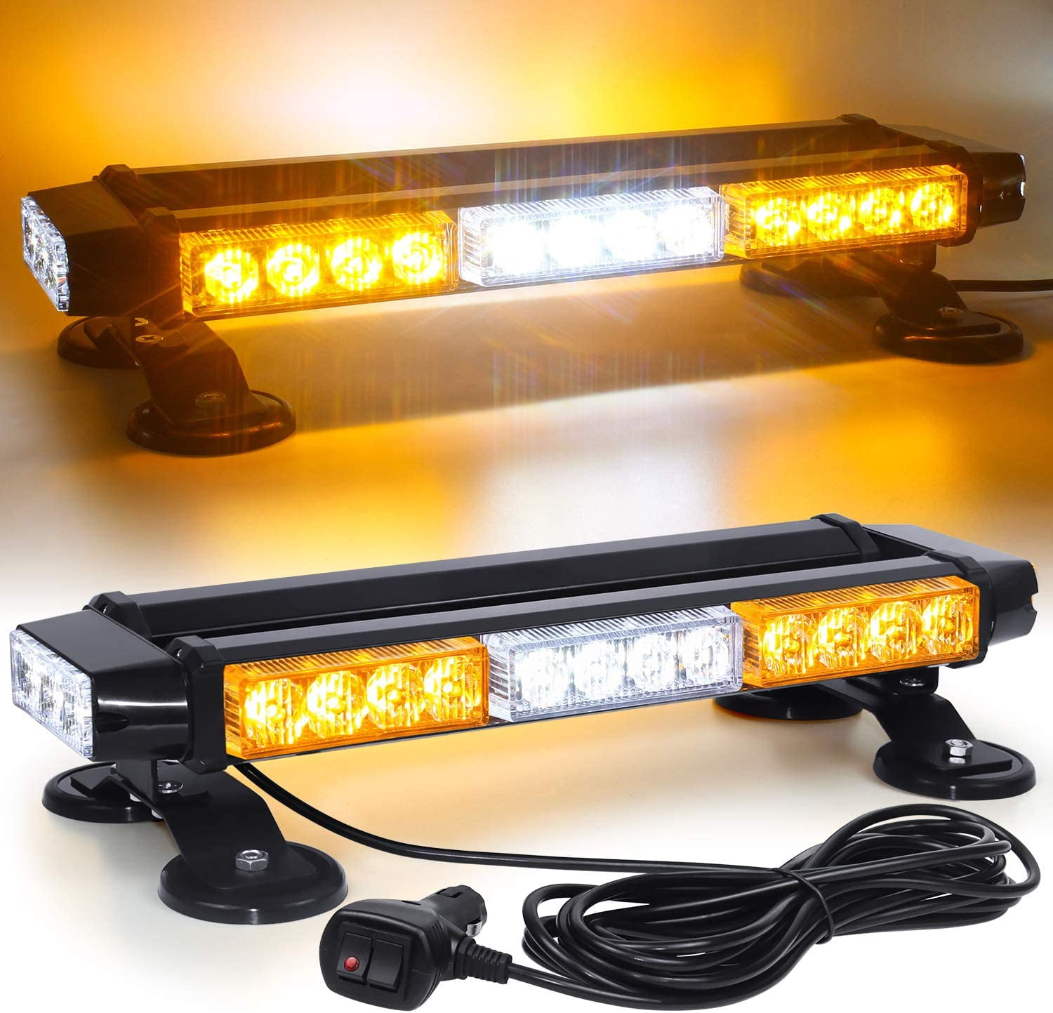 LED Strobe Flashing Light Bar -Double Side 30 LED High Intensity ...