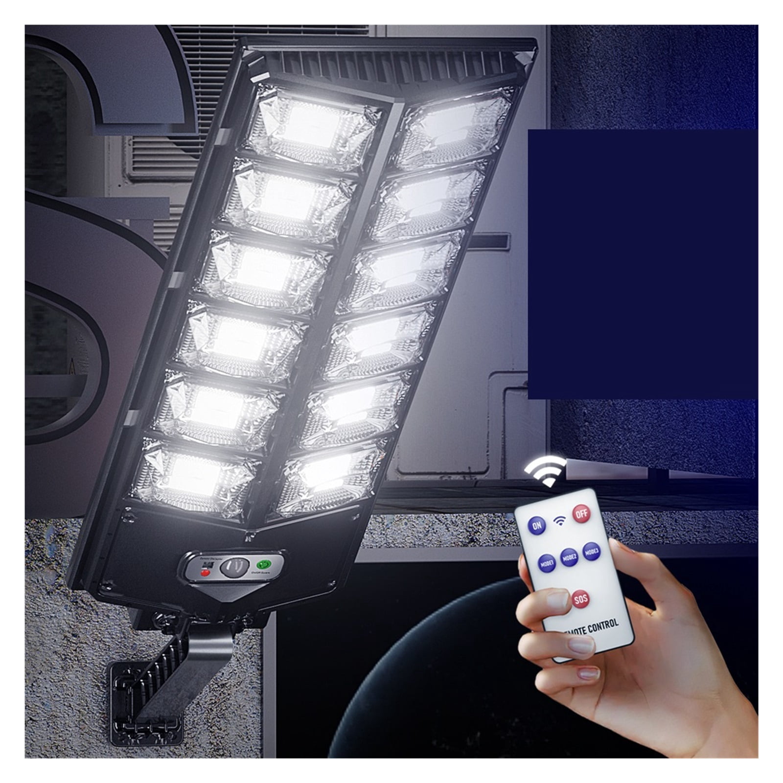 LED Super Bright Outdoor Solar Lamp Waterproof Ultra Wide Lighting ...