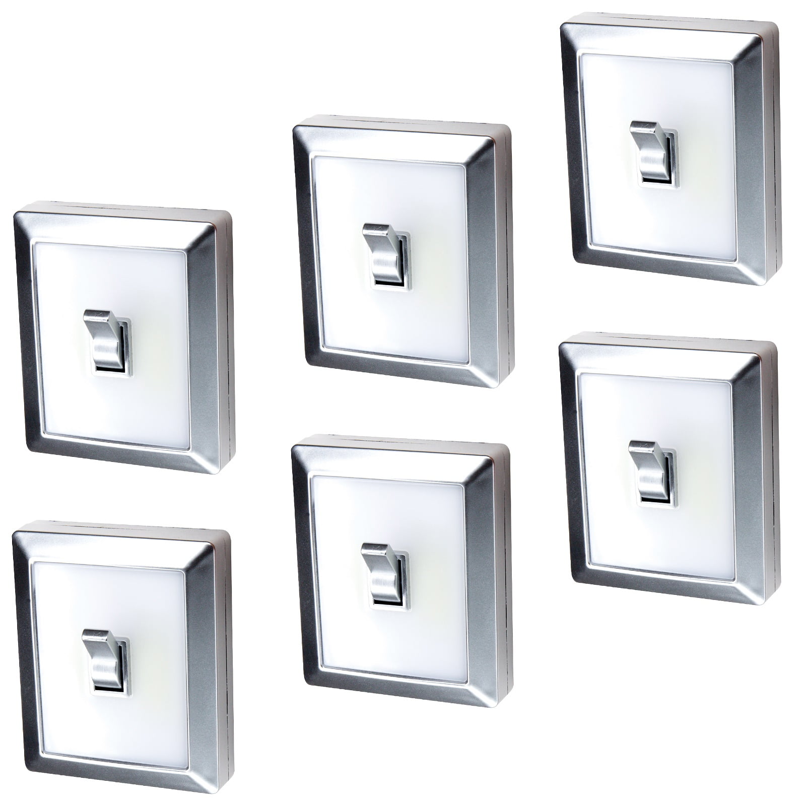 LED Switch Light, 100 Lumen Cordless Battery Operated LED Night Light ...