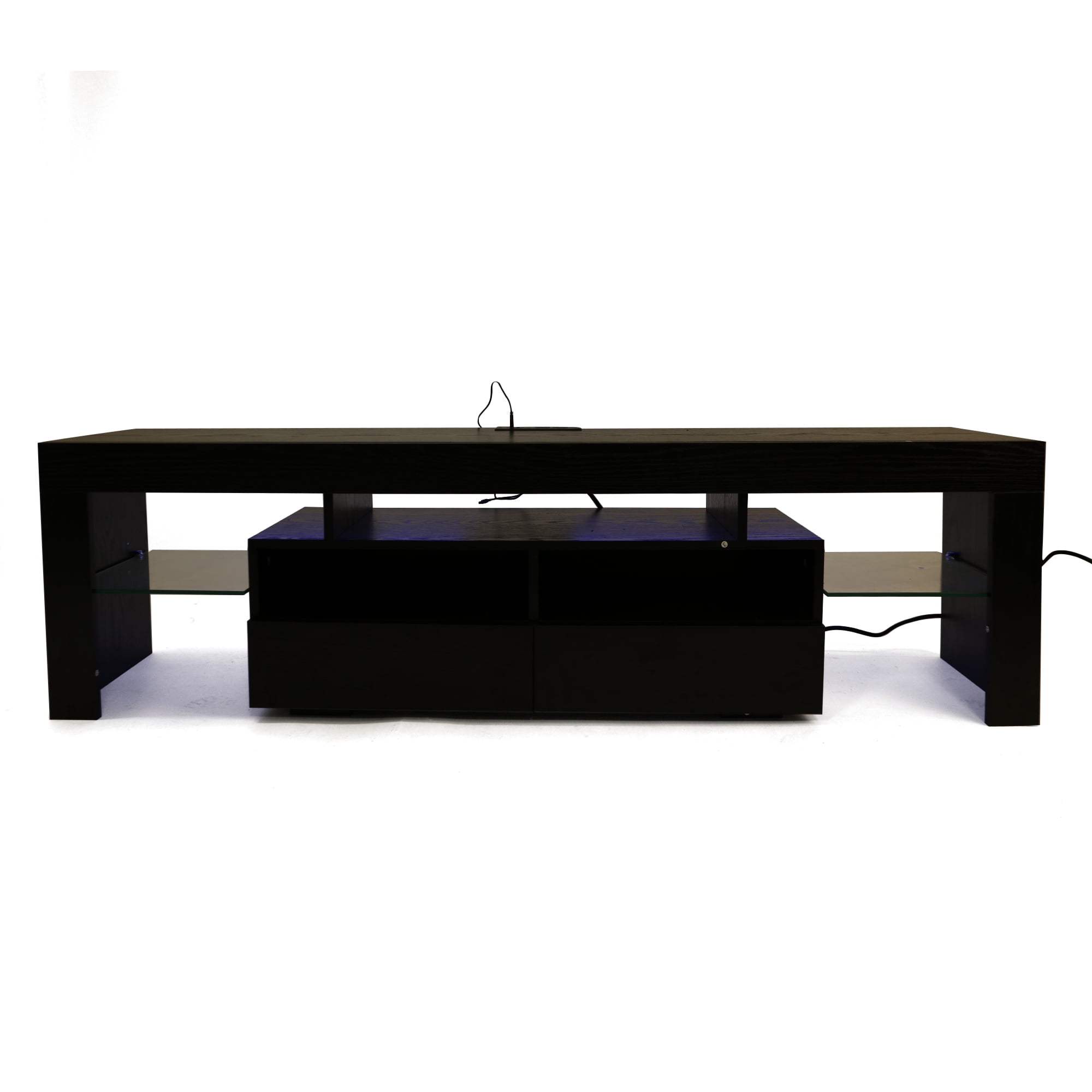 LED TV Stand Modern TV Stand with LED Lights for 65 Inch TV, TV Cabinet ...