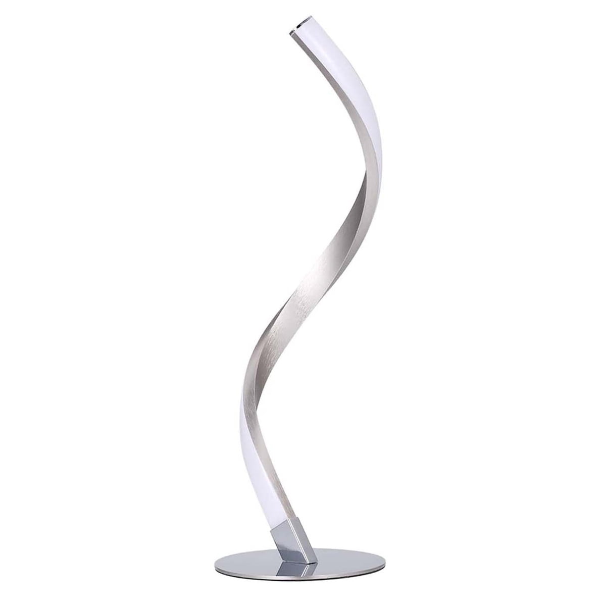 LED Table Lamp, Stainless Steel Modern Light Table Lamp, Bedroom ...