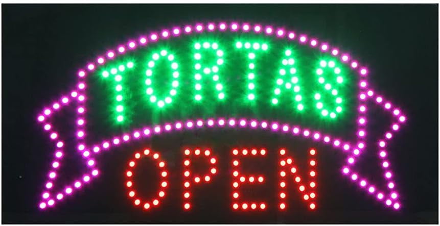 LED Taco Sign for Business, Super Bright LED Taco Light for Mexican ...