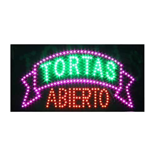 LED Taco Sign for Business, Super Bright LED Taco Light for Mexican ...