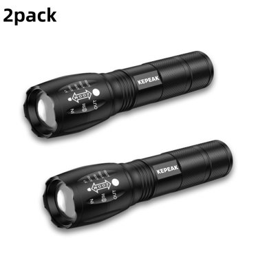 Amuoc LED 2000 Lumens Flashlights, Outdoor Waterproof Super Bright ...