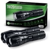 Amuoc LED 2000 Lumens Flashlights, Outdoor Waterproof Super Bright ...