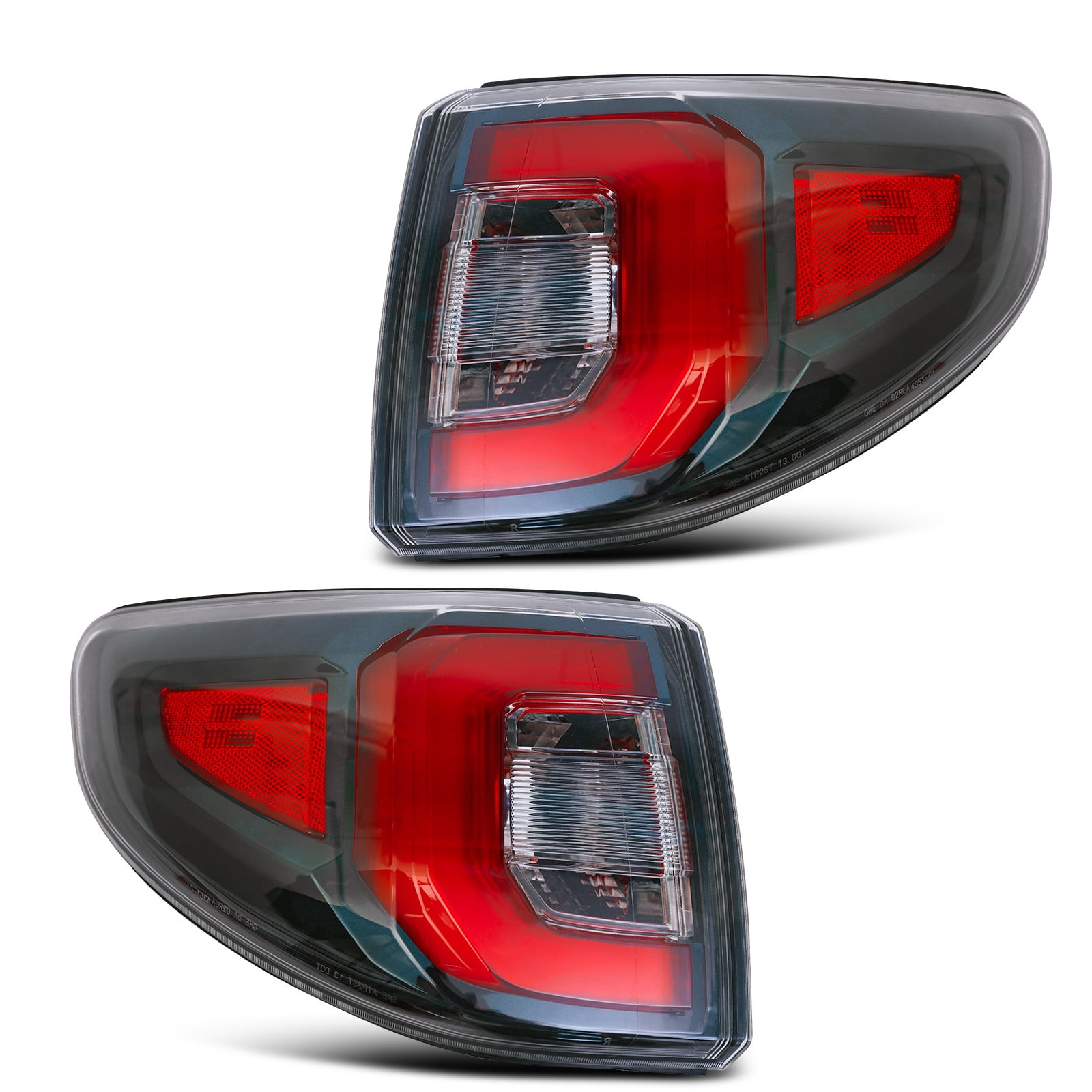 LED Tail Lights Left and Right Outer Compatible with GMC Acadia 2013 ...