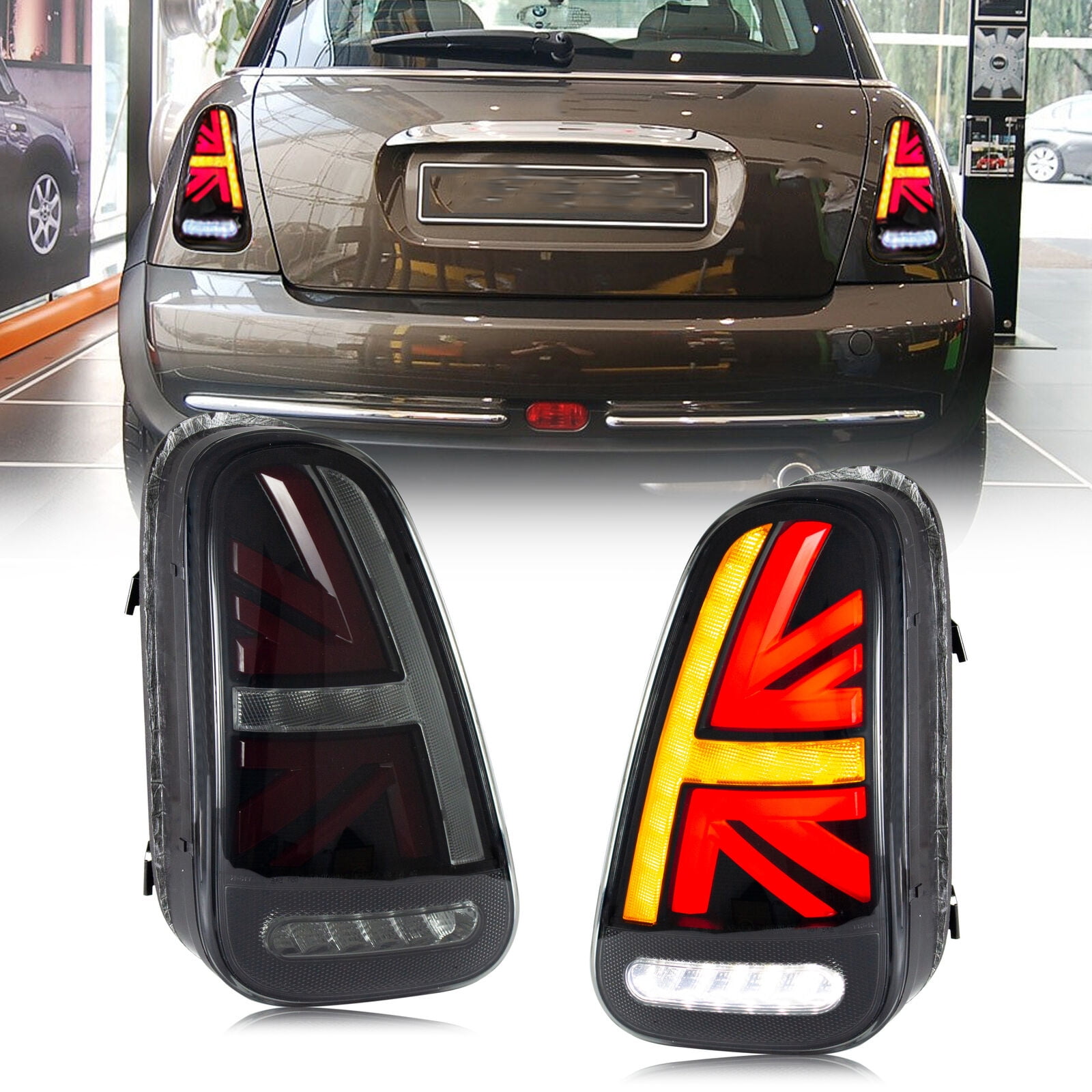 LED Tail Lights for 2001-2007 BMW MINI Cooper R50 R51 R52 R53 1st GEN ...
