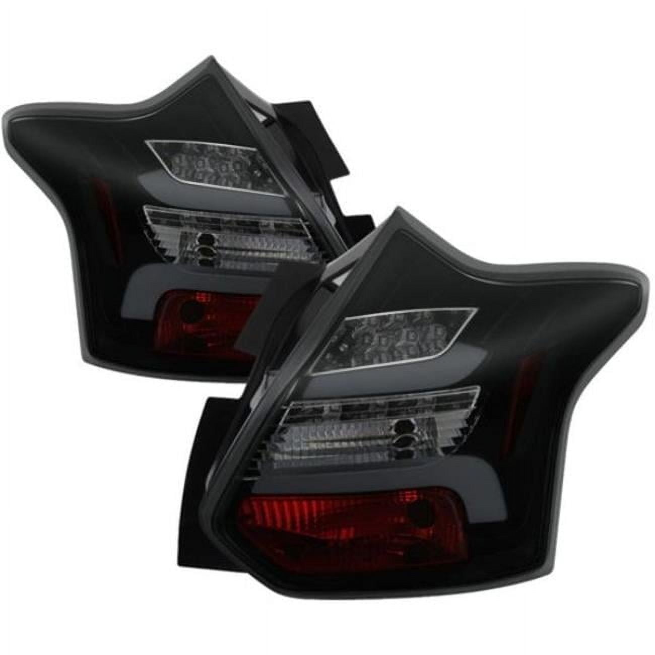 LED Tail Lights for 2012-2014 Ford Focus 5-Door, Black & Smoke ...