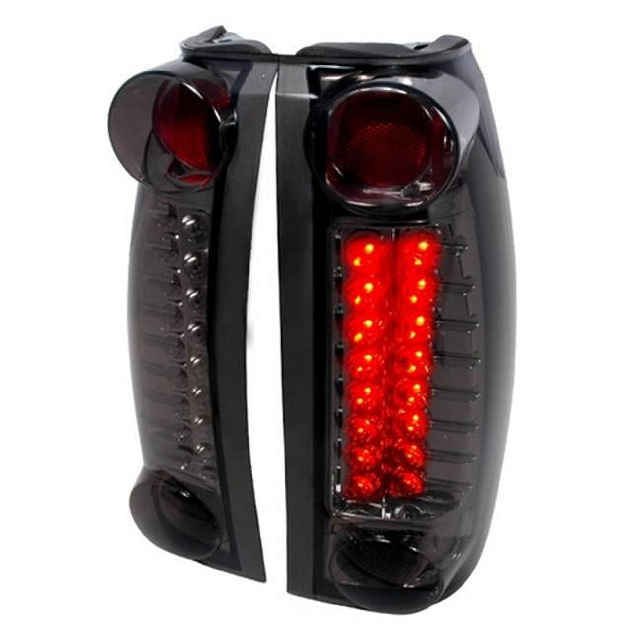 LED Tail Lights for 88 to 98 Chevrolet C10- Smoke - 18in. L x 12in. W x ...